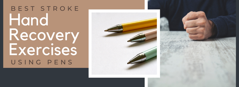 Best Stroke Hand Recovery Exercises Using Pens – Saebo