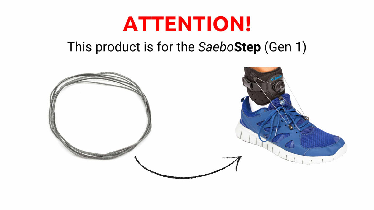 How to Replace the Lace on your SaeboStep (Gen 1) Brace
