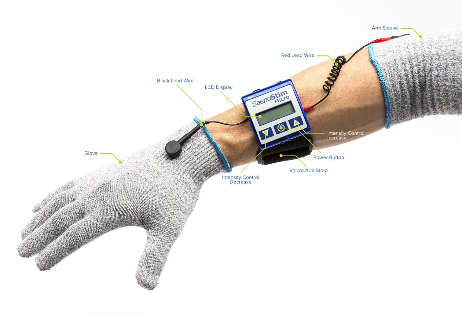 SaeboStim Micro Sensory Electrical Stimulation for Hand & Arm
