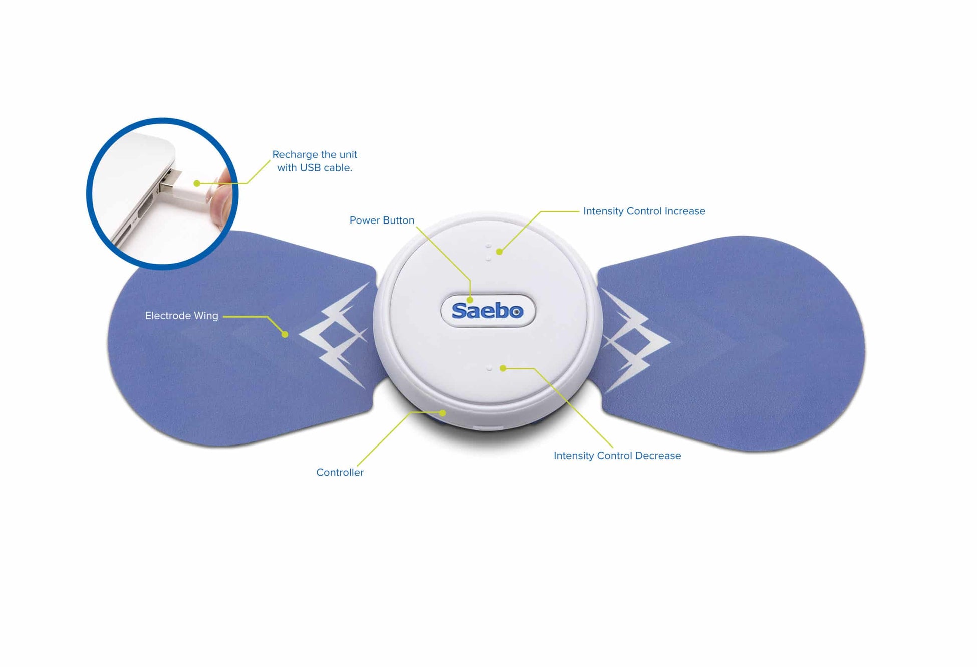 SaeboStim One Wireless Electric Muscle Stimulator