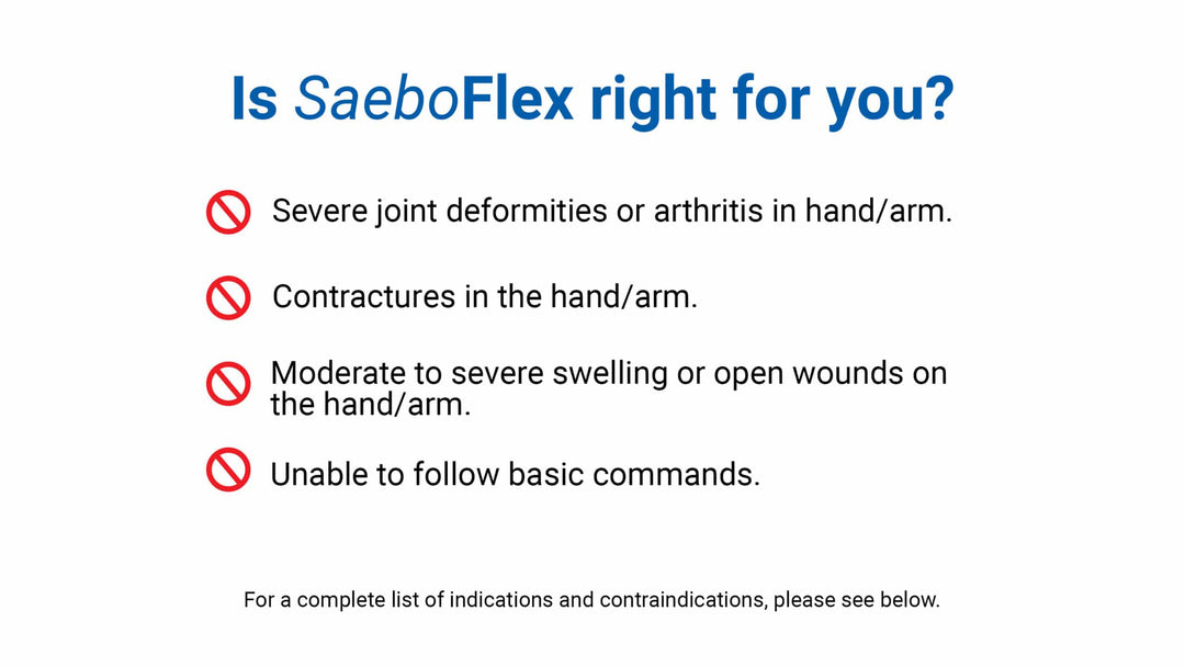 SaeboFlex | Dynamic Hand Splint | Grasping & Neurorehabilitation