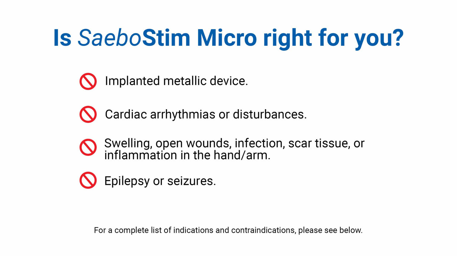SaeboStim Micro Sensory Electrical Stimulation for Hand & Arm